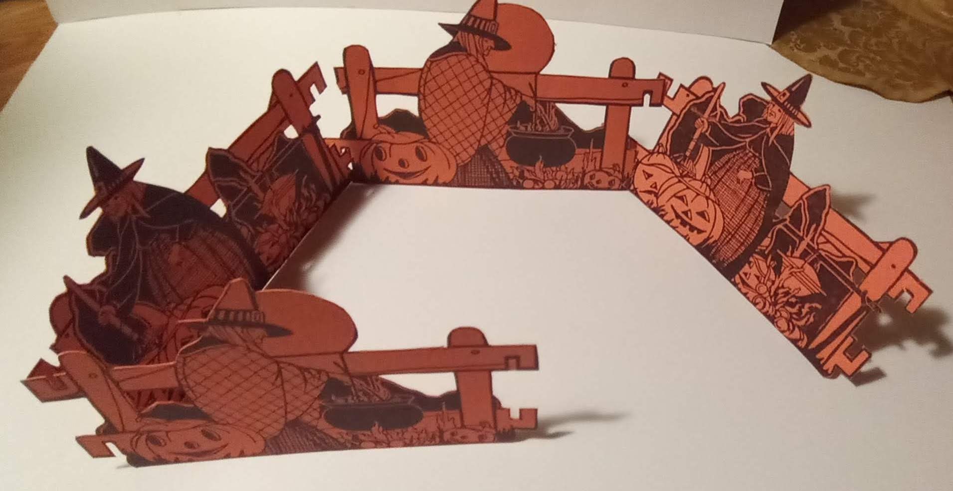 Vintage Repro Interlocking Halloween Witches on Fence Set With - Etsy
