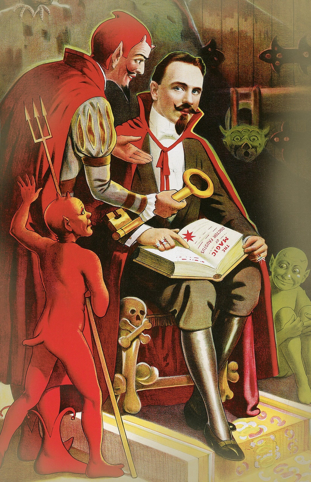 Printable Gothic-devil-magician-poster -JPEG-JPG- Download Art for ...