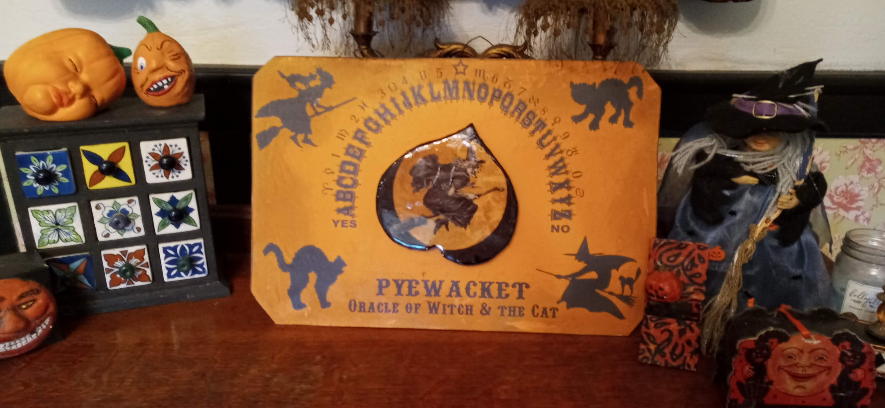 Vintage Looking Halloween Pyewacket Oracle of Witch and Cat - Etsy