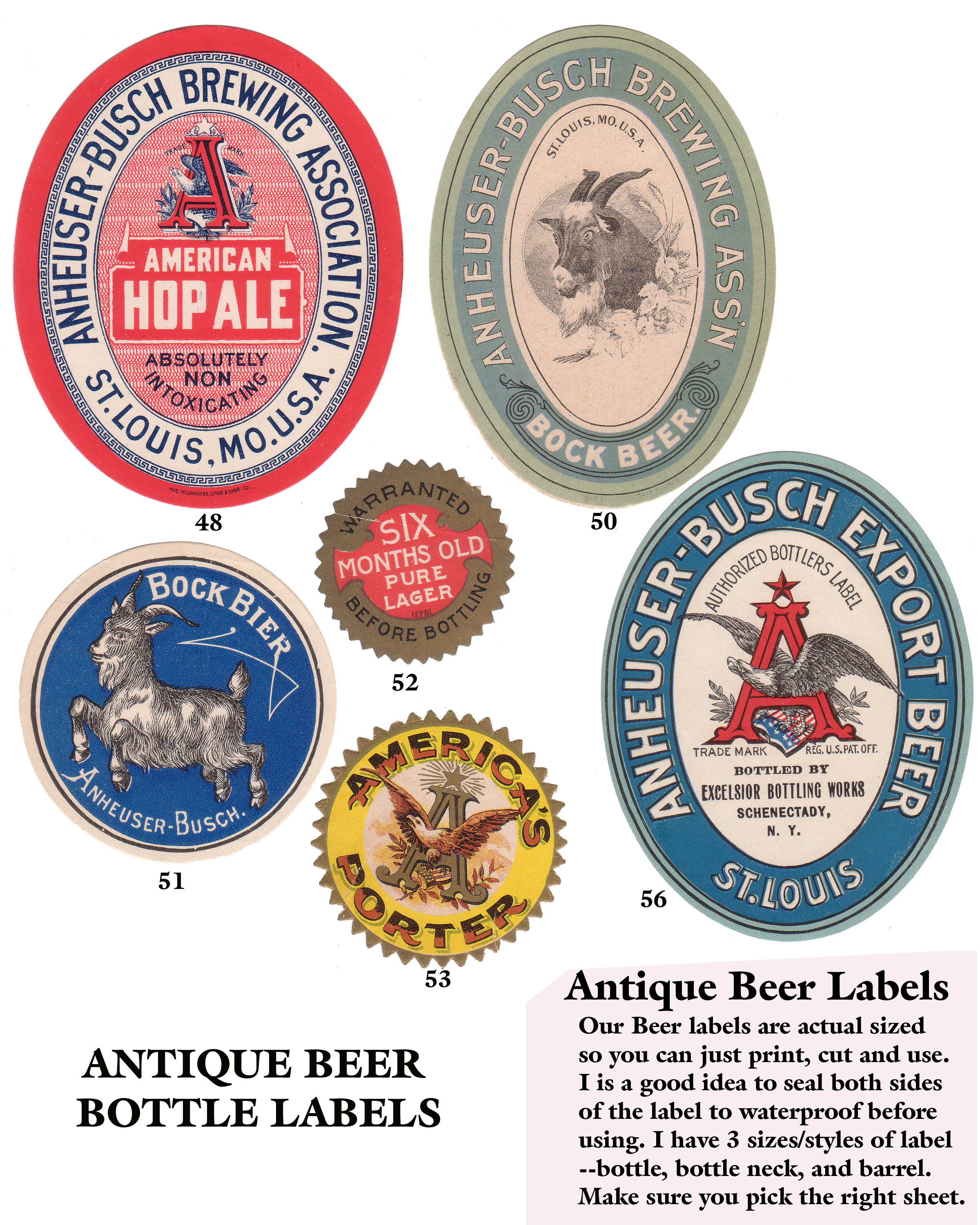 American Beer Labels