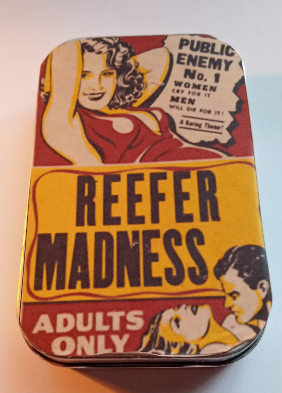 Reefer Madness Weed Marijuana Joint Weed Stash Pot Storeage Decorative ...