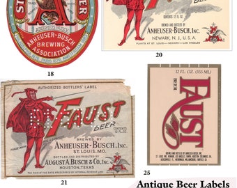 Vintage Antique Prohibition Beer Labels Digital Download - Etsy