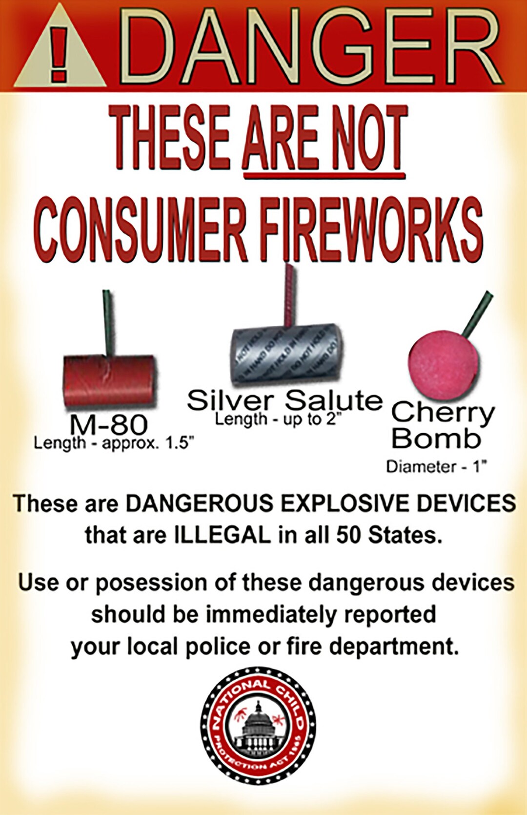 Printable Danger Professional Fireworks Poster-digital-download-jpeg ...