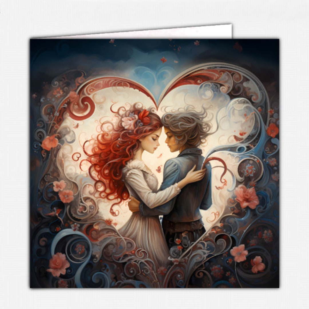 Valentine Card, Photo Illustration Cards, Love Illustration Cards ...