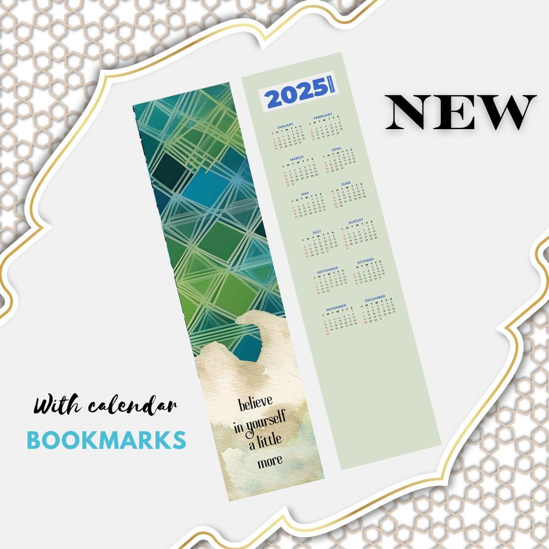 Calendar Bookmarks 2025 Calendar Bookmarks Bookmarks Teacher Bookmarks ...