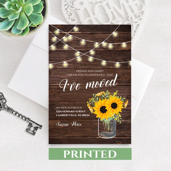 I've Moved Cards and Envelopes - Etsy