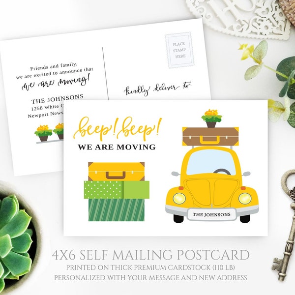 Moving Postcard - Etsy
