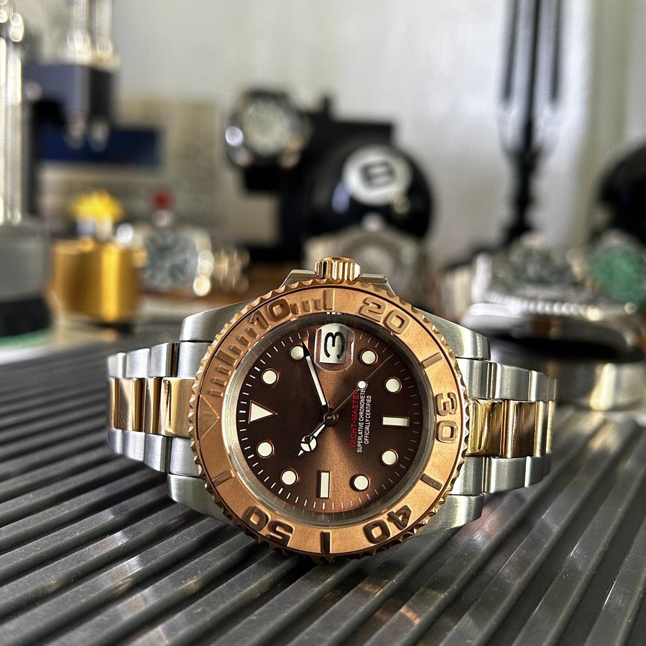 Seiko Automatic NH35 Yachtmaster Custom Mod Watch Ceramic - Etsy