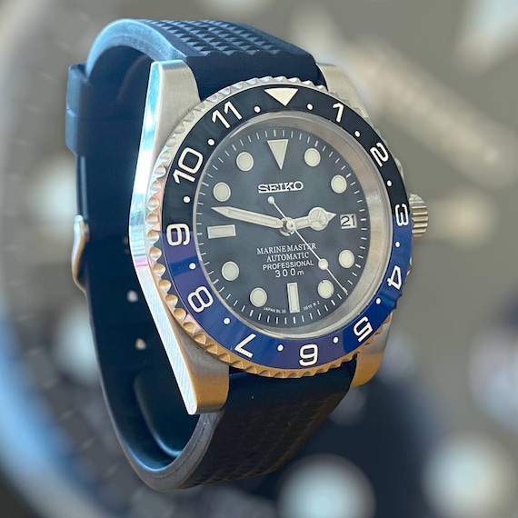 Seiko Mod Submariner Custom Watch Automatic NH35A Balck - Etsy