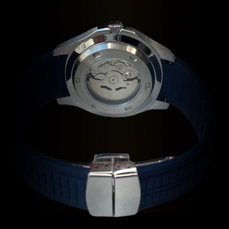 Seiko Black Aquanaut Mod Custom Watch Automatic NH35 Rubber - Etsy