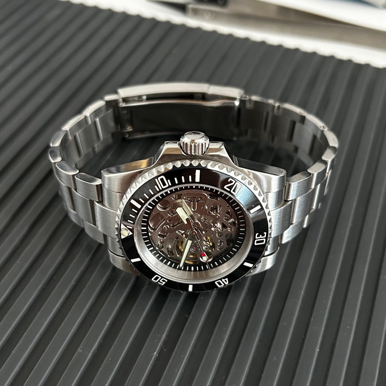 Seiko Skeleton Master Mod Mens Automatic Custom Watch, Sapphire Crystal ...