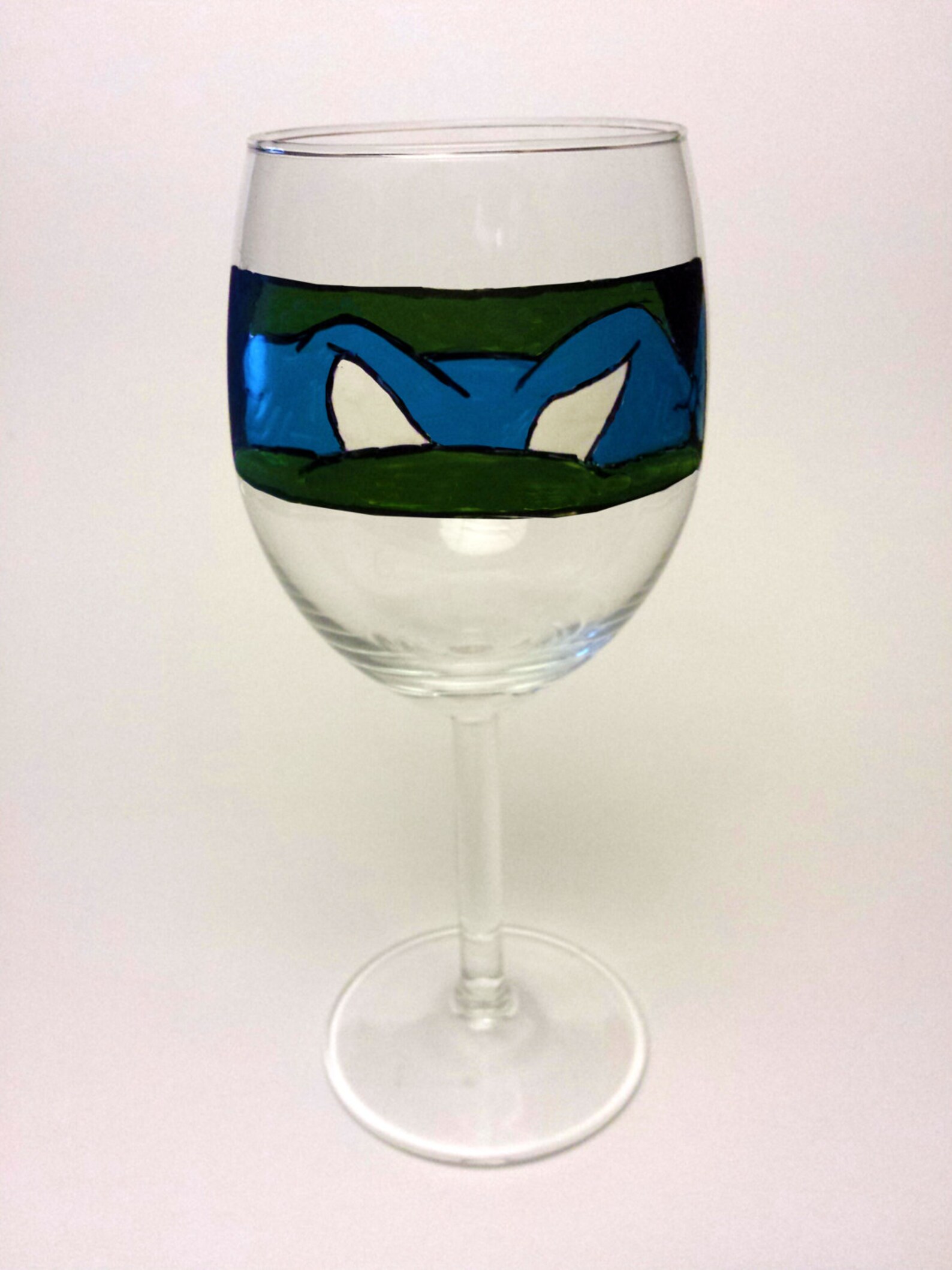 Teenage Mutant Ninja Turtles - Handpainted Glass - Etsy