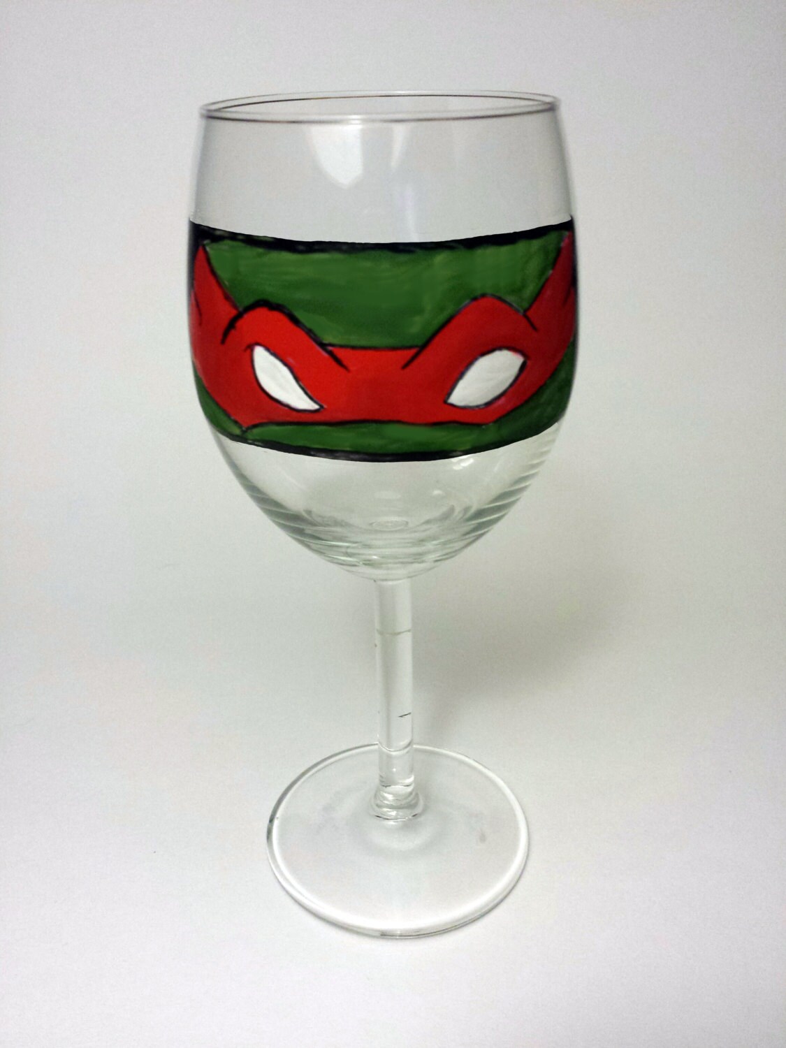 Teenage Mutant Ninja Turtles - Handpainted Glass - Etsy