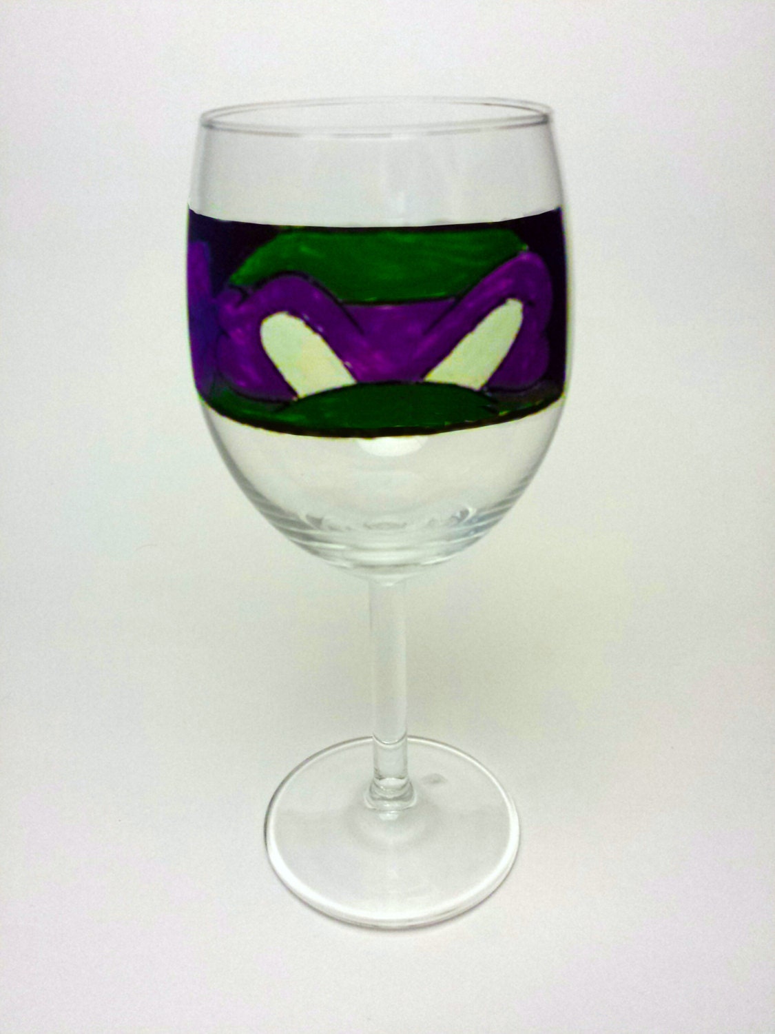 Teenage Mutant Ninja Turtles - Handpainted Glass - Etsy