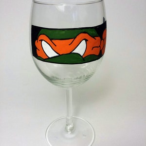 Teenage Mutant Ninja Turtles - Handpainted Glass - Etsy