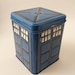 T.A.R.D.I.S - Hand Painted Upcycled Tea Tin - Etsy