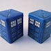 T.A.R.D.I.S - Hand Painted Upcycled Tea Tin - Etsy