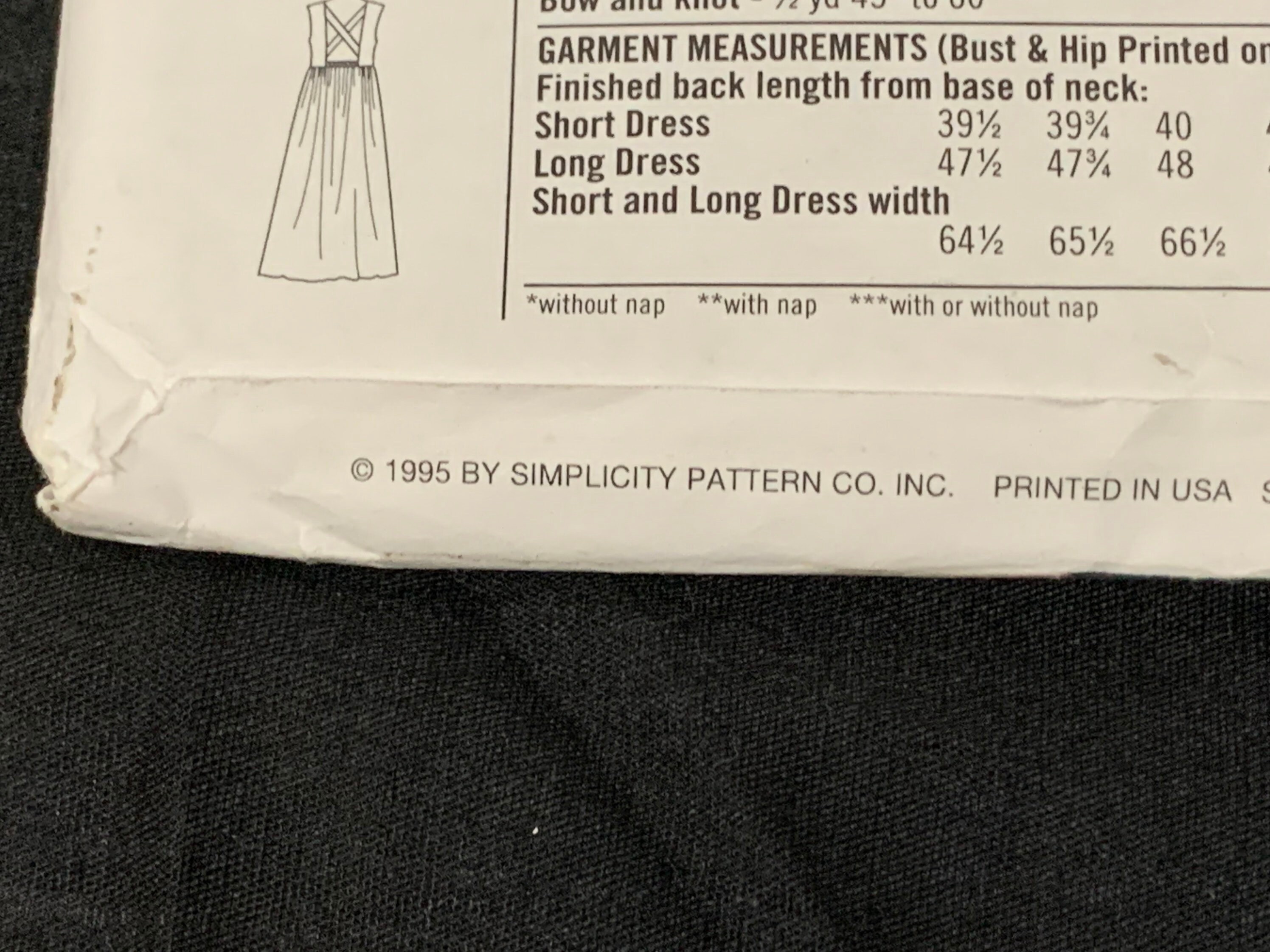 Vintage Simplicity 9494 Design Your Own Dress With Open Back - Etsy