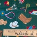 Cowboy Cotton Fabric Western Boots Saddles Spurs Hats 1 Yard Wild West ...