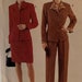 Vintage Mccall’s 9568 Sewing Pattern Lined Jacket Pleated Pants and ...