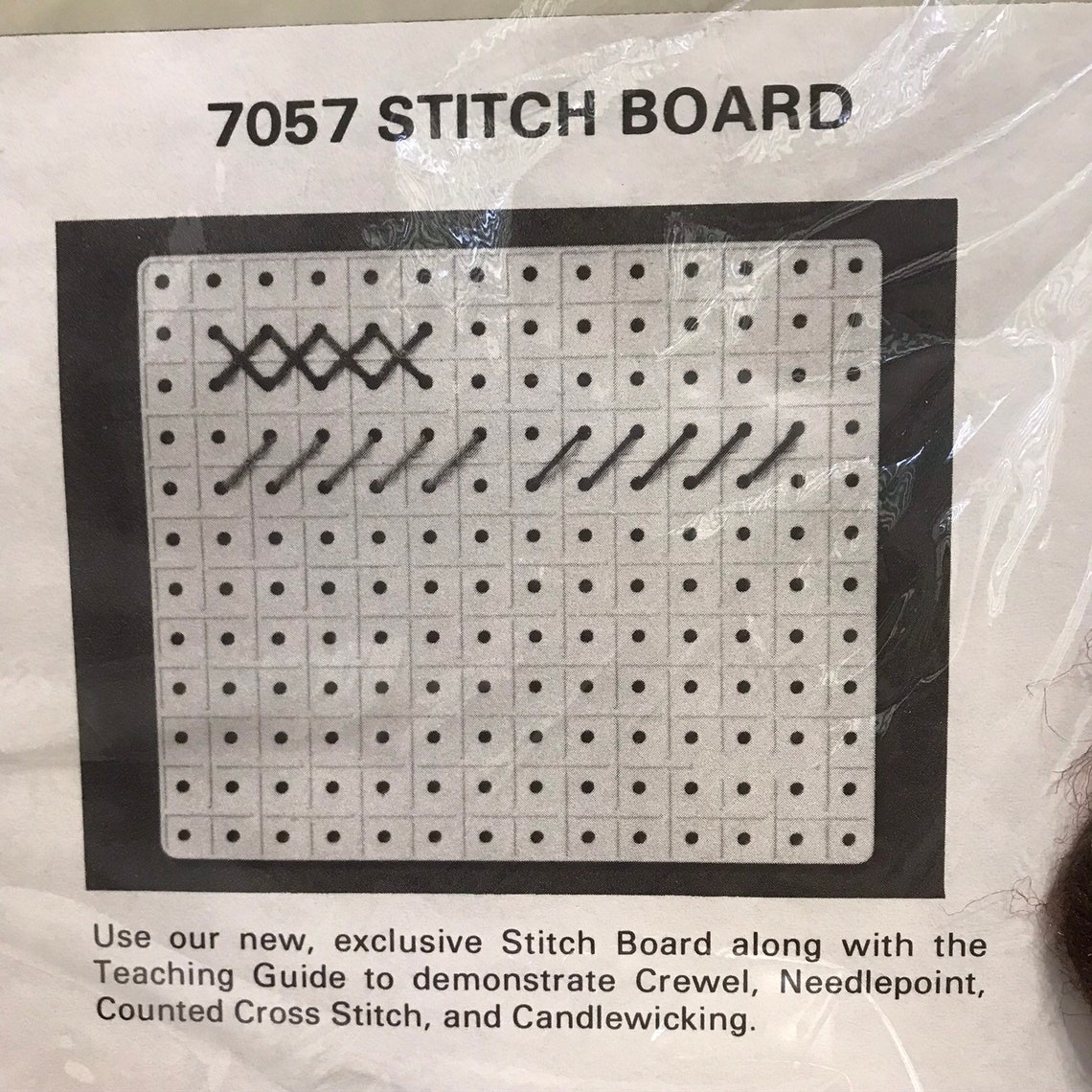 Creative Stitchery Practice Stitch Board with Yarn New Old | Etsy