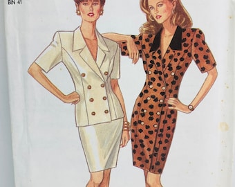 New Look Sewing Pattern 6390 Misses Womens Full Skirt Dress Fitted ...