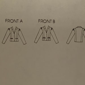Vogue 8132 Sewing Pattern Womens Misses Misses Petite Lined Jacket ...