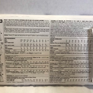 Simplicity 9713 Costume Sewing Pattern Halloween Size N 10 12 14 Girls ...