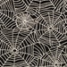 Halloween Fabric Cotton Spider Webs Silver on Black by the Yard - Etsy