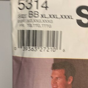 Simplicity 5314 Unisex Pajamas Sewing Pattern Mens Women’s Size XL XXL ...