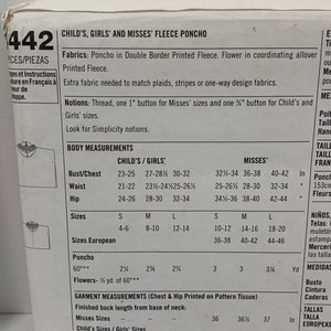 Simplicity 4442 Patty Reed Designs Girls & Misses Matching - Etsy