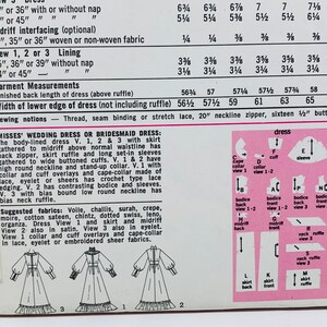 Vintage 70s Simplicity 5569 Ruffle Hem Bridal Gown and Bridesmaid Dress ...