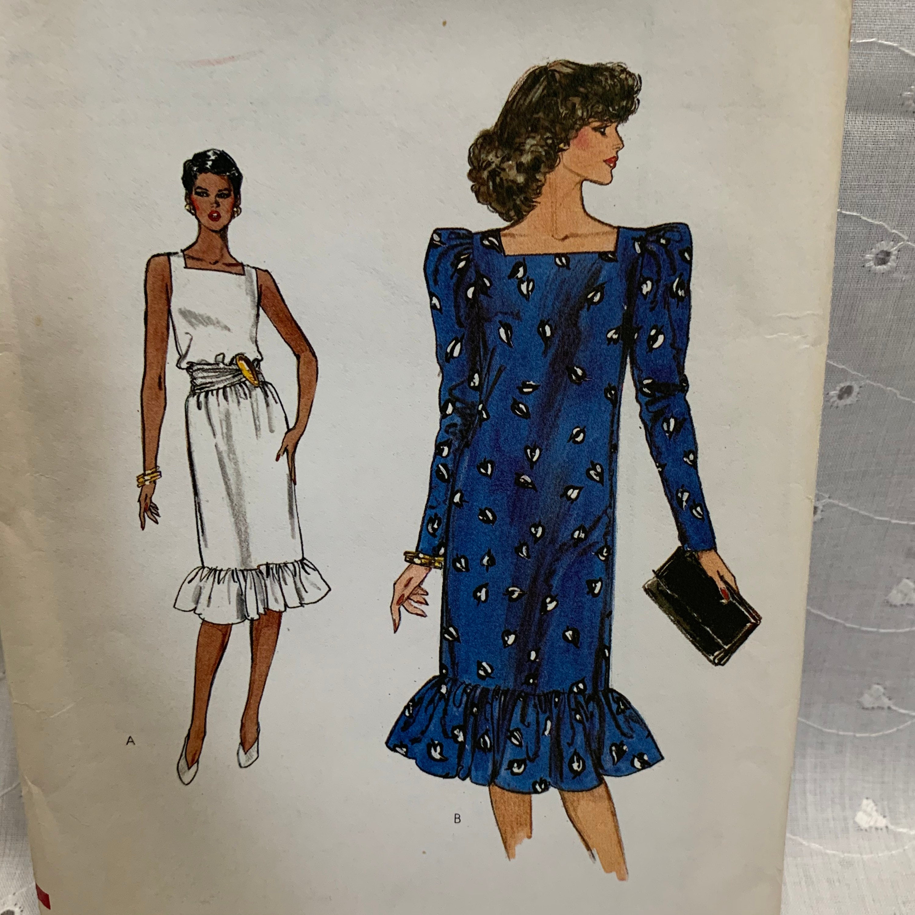 Vintage Vogue 8291 Women's Misses Sewing Pattern Dress 2 - Etsy