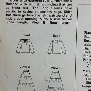 Vintage Peasant Boho Style Tiered Skirt & off Shoulder Ruffle Collar ...