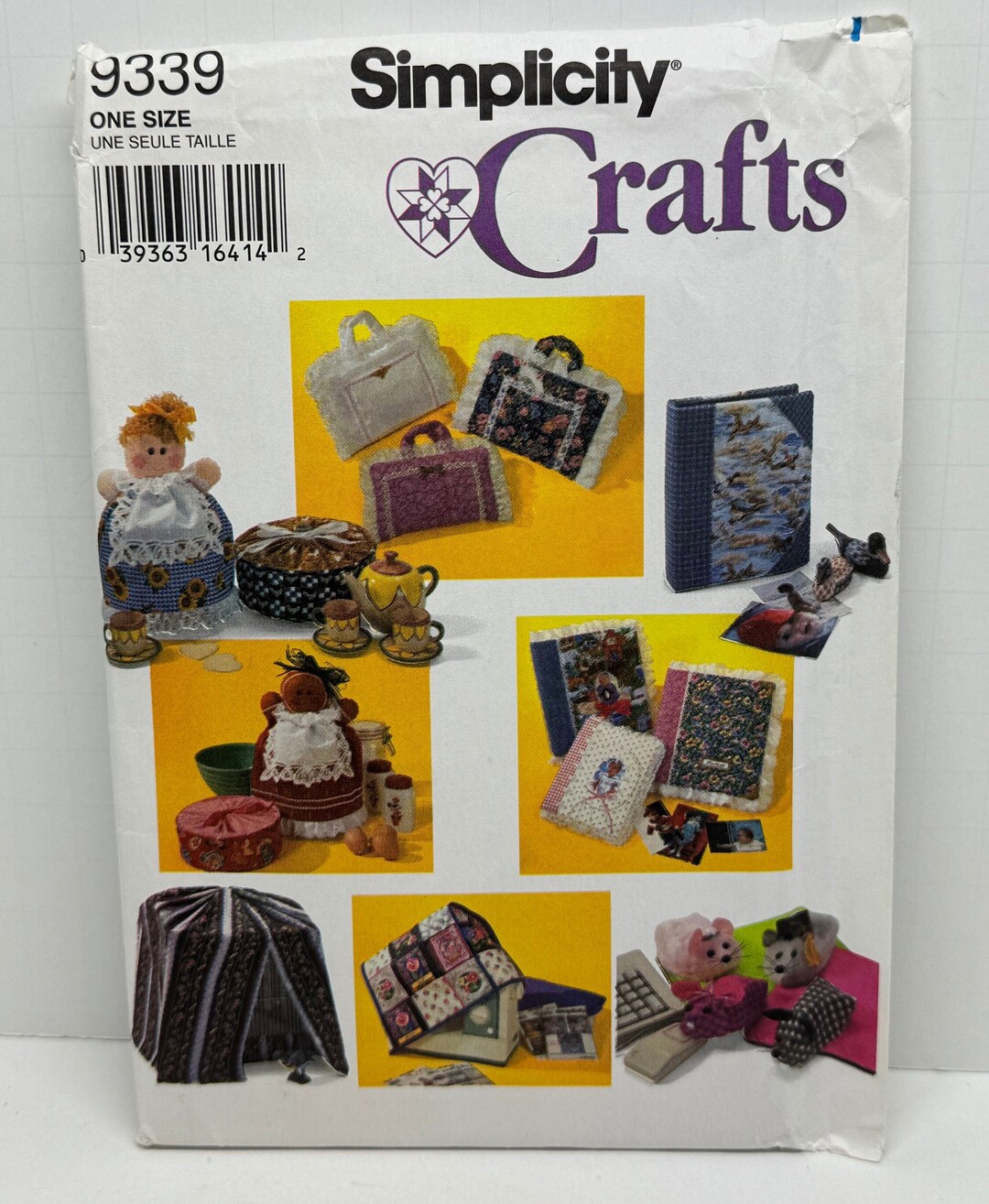 Simplicity 9339 Craft Sewing Pattern Make Your Own Fabric Covers for ...