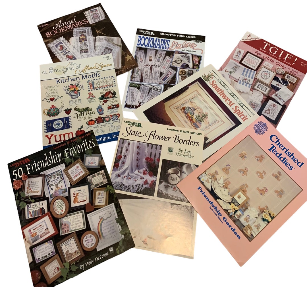 Cross-stitch Pattern Booklets and Leaflets You Choose - Etsy