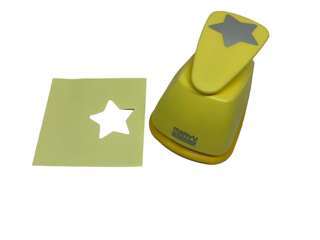 MARVY UCHIDA Clever Lever Jumbo STAR Craft Punch 1.75 Die Cut - Etsy