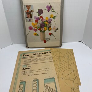 Simplicity 8331 Flowers Craft Sewing Pattern for Decor Jewelry Fashion ...