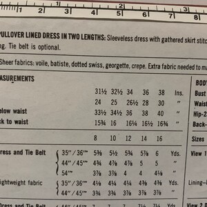 Vintage Simplicity 9870 Pullover Dress Long or Short 1980s Sewing ...