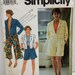 Vintage Simplicity 7682 Sewing Pattern Misses Culottes (capris and ...