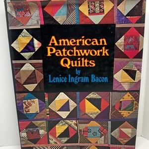 Vintage American Patchwork Quilts Hardcover Book by Lenice Ingram Bacon ...
