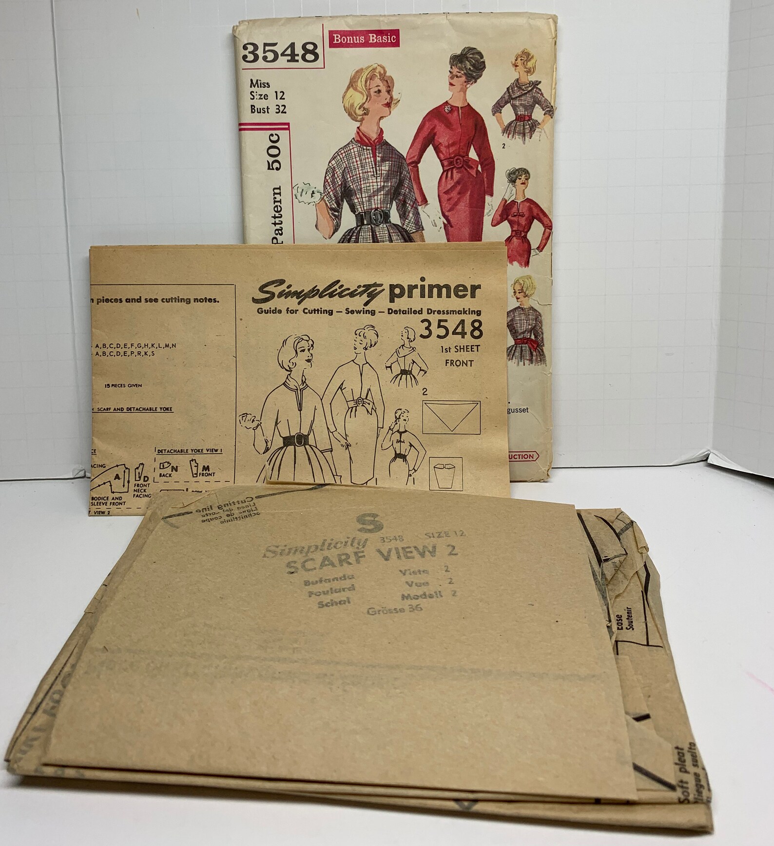 Vintage 1960s Simplicity 3548 Sewing Pattern Misses Womens | Etsy