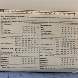 Vintage Simplicity 9870 Pullover Dress Long or Short 1980s Sewing ...