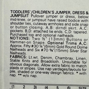 Butterick 5616 Girl’s Dress Jumper and Jumpsuit Fast and Easy Sewing ...