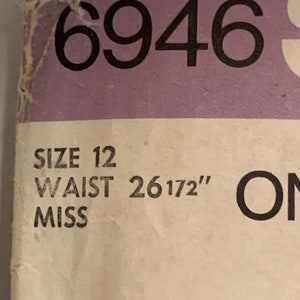 Vintage Simplicity 6946 Misses One Yard Shorts Sewing Pattern - Etsy