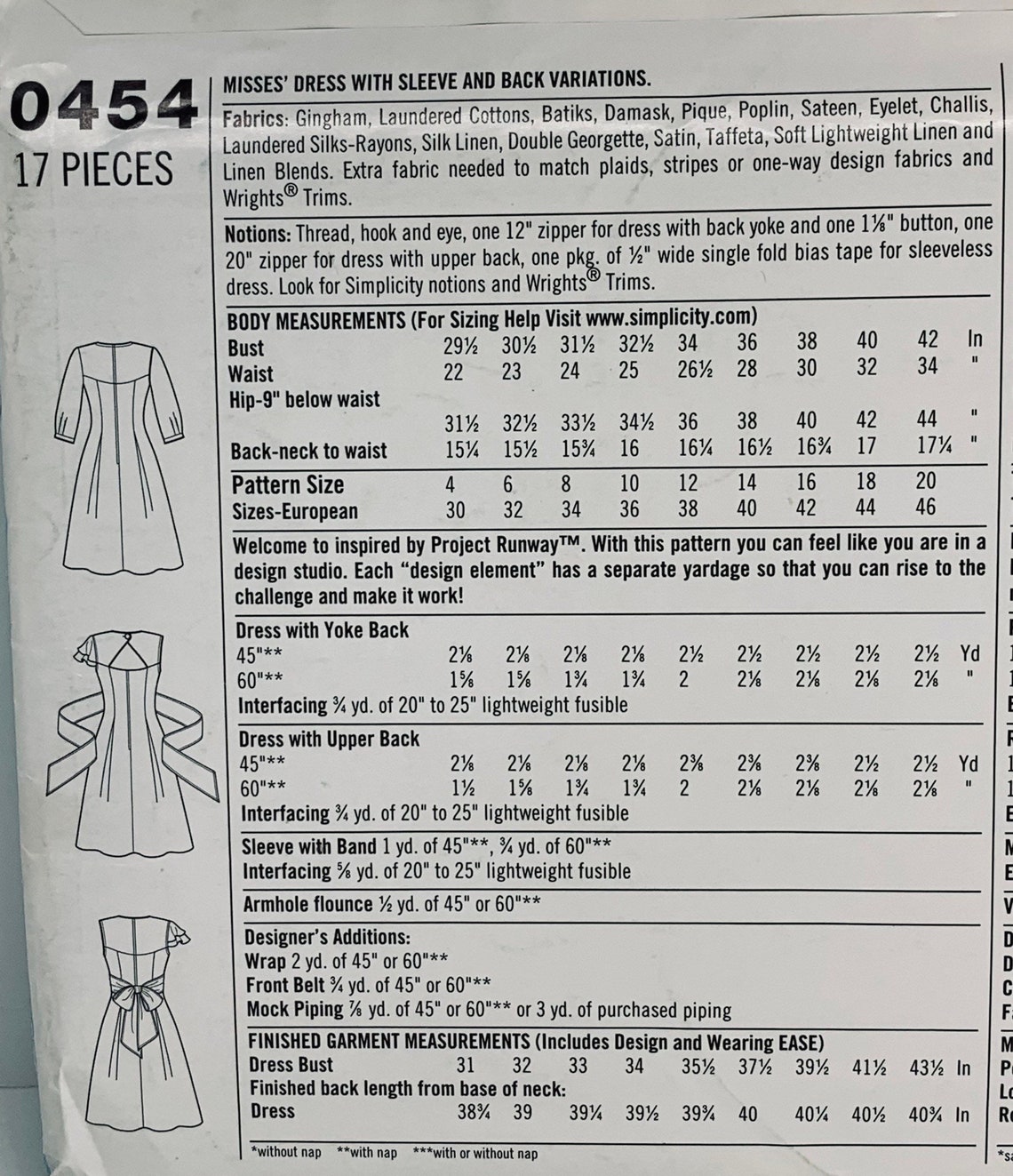 Misses Dress Sewing Pattern Fitted Bodice Pleated Skirt - Etsy