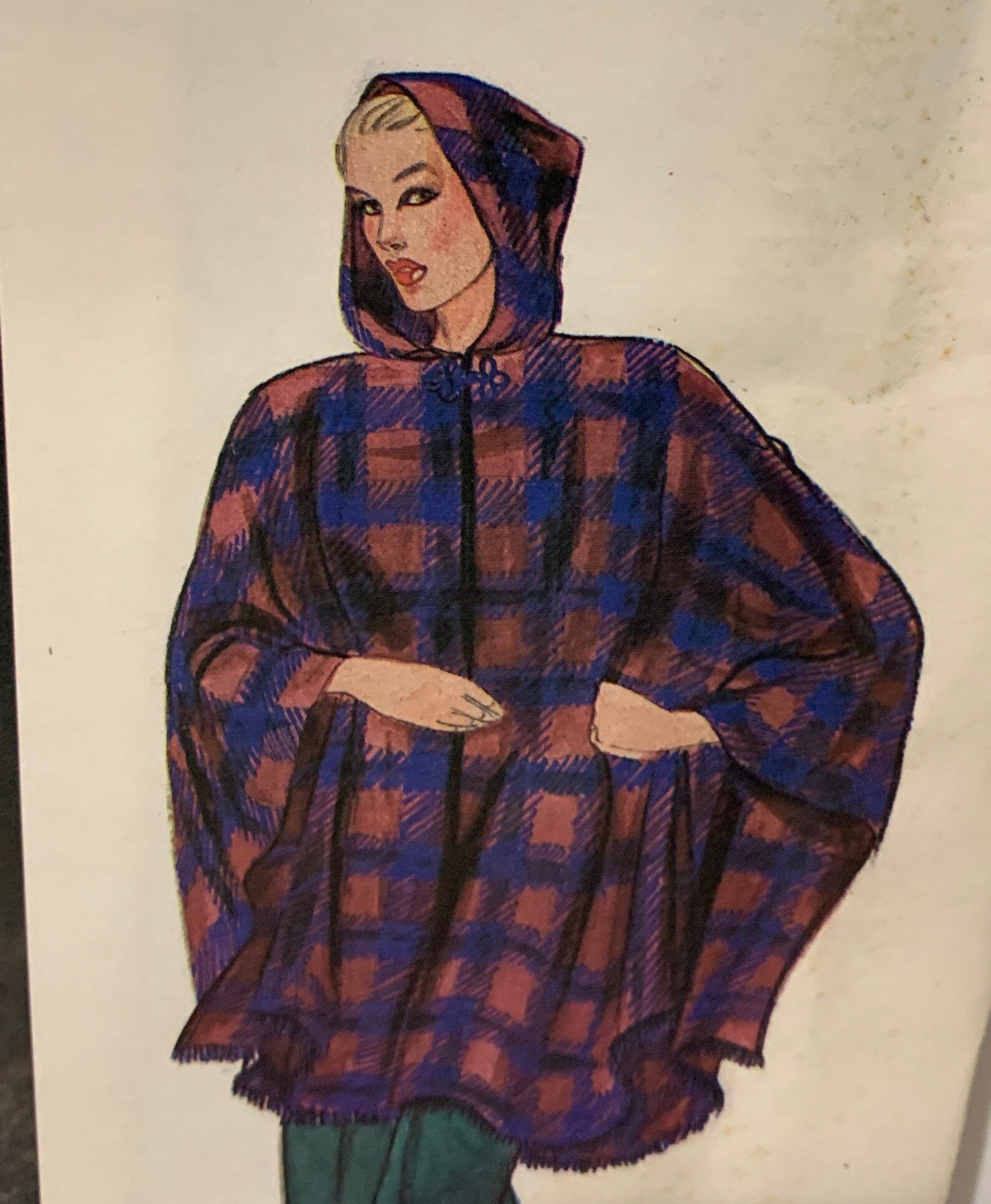 Vintage Vogue 2616 Ralph Lauren Sewing Pattern Misses Cape - Etsy