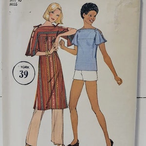 Vintage Simplicity Sewing Pattern 8071 Simple-to-sew Misses Long Length ...