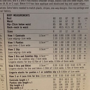 UNCUT Misses Lingerie Undergarments Bias Slip Camisole Bra Panties ...