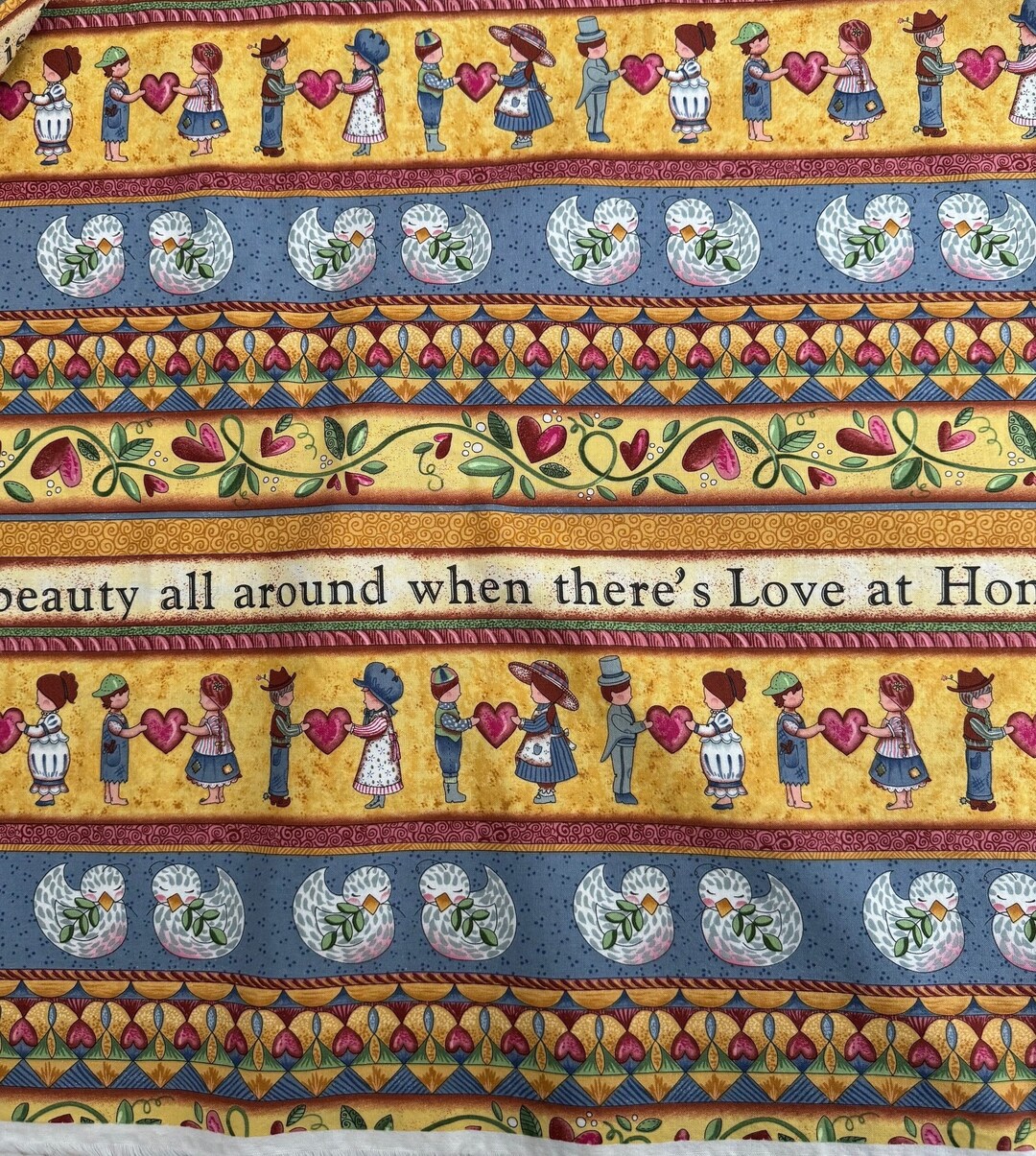 Harvest of Love Cotton Border Fabric There is Beauty All Around When ...
